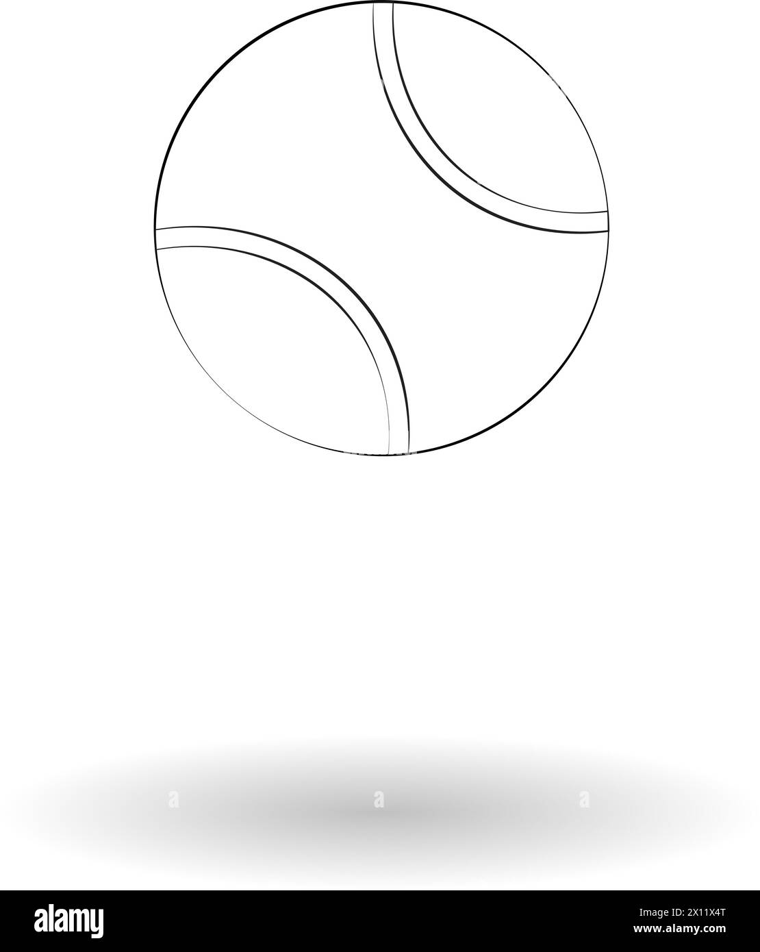 Tennis ball pictogram over white background vector illustration. Tennis ...