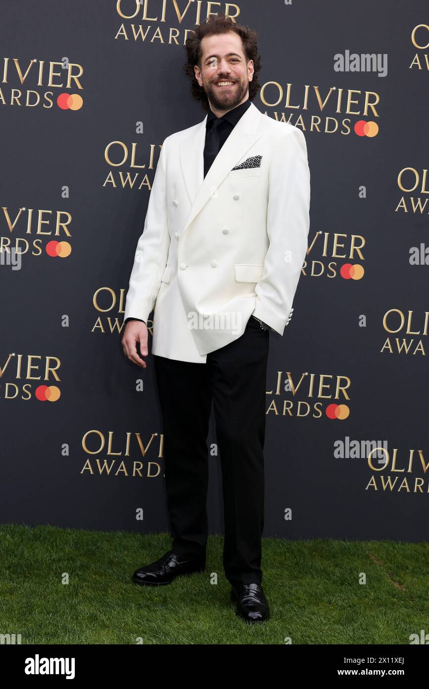 London, UK. 14th Apr, 2024. Felix Hagan attends the Olivier Awards 2024 ...