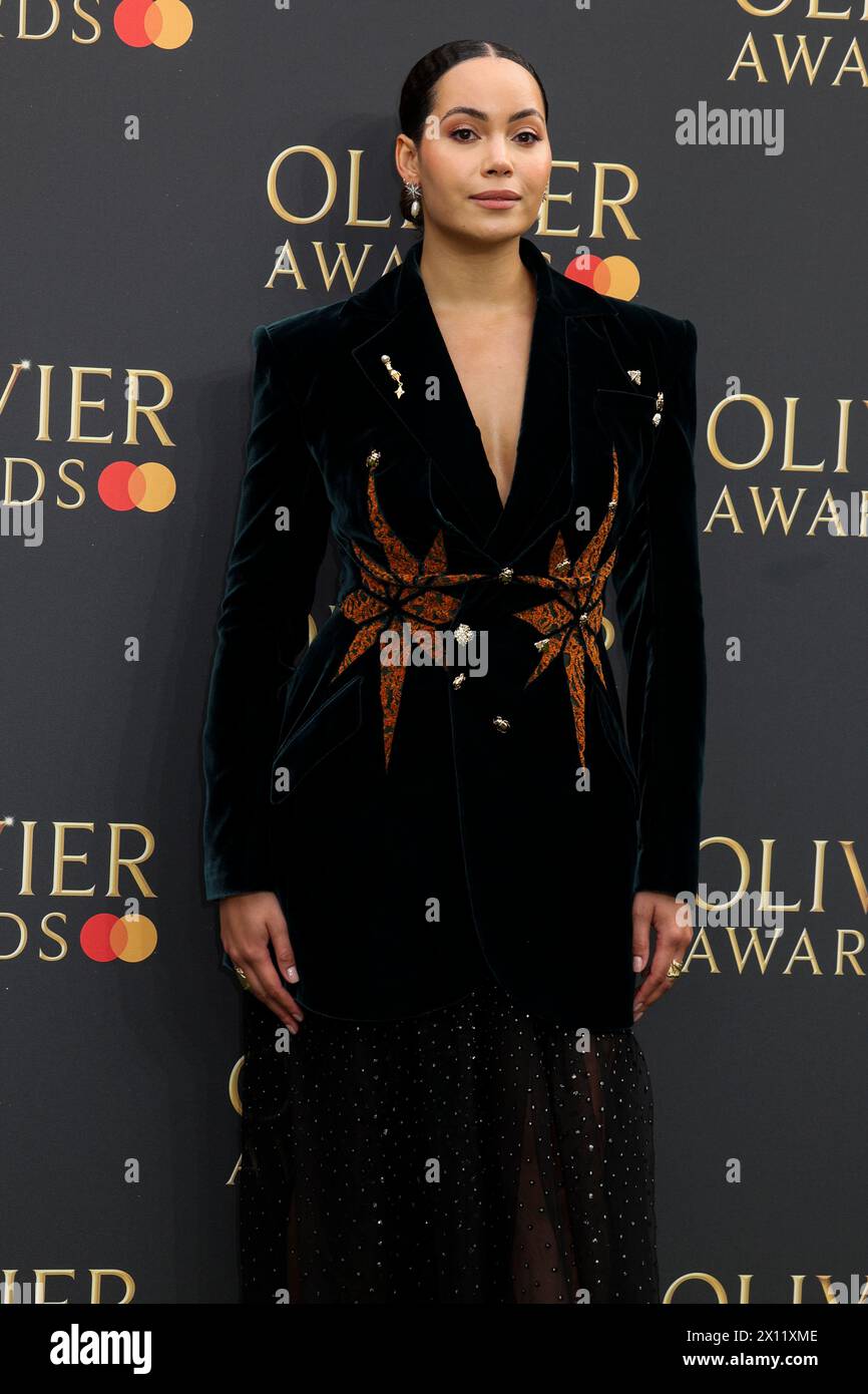 London, UK. 14th Apr, 2024. Madeleine Mantock attends the Olivier ...