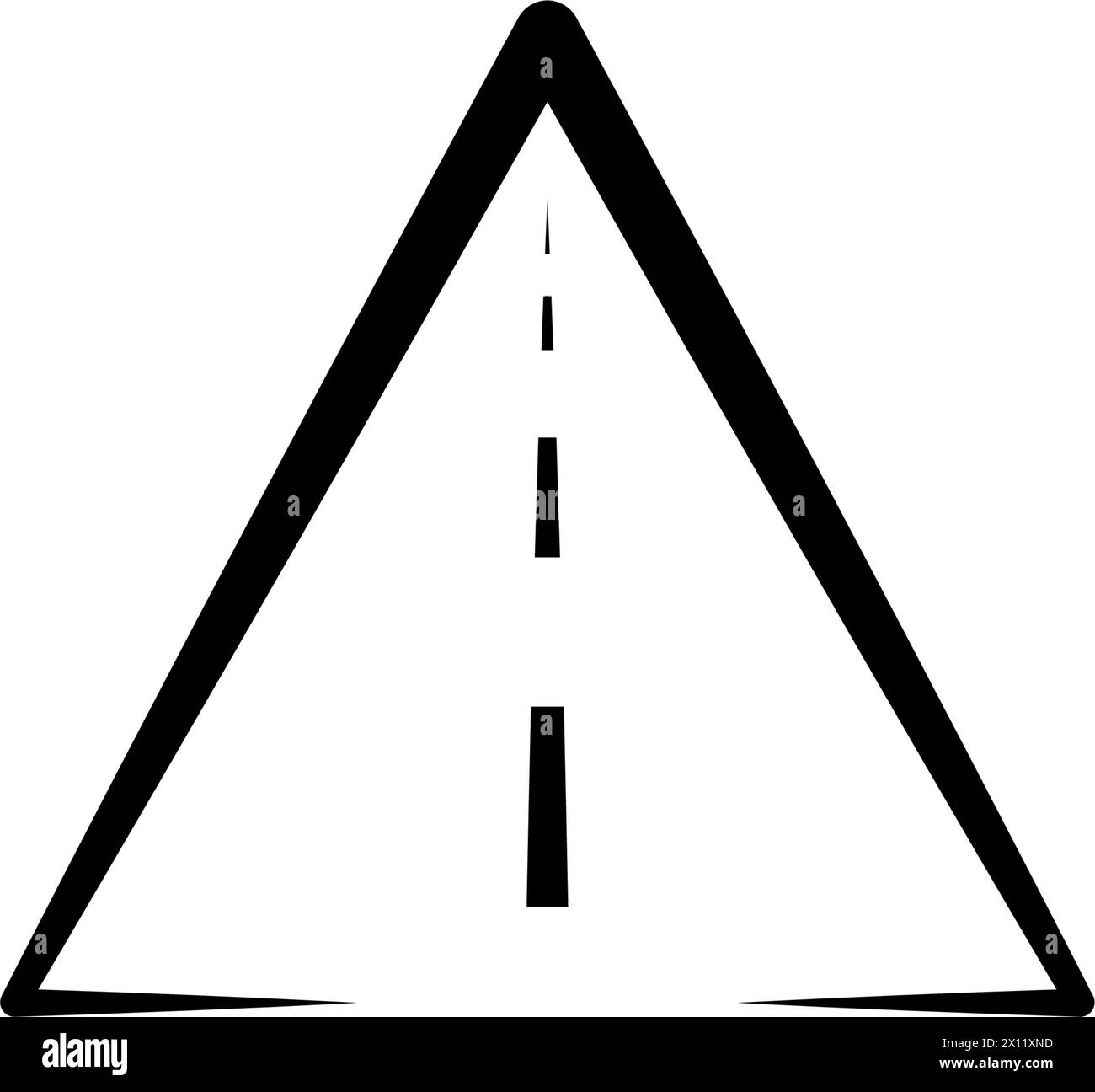 Highway triangle Stock Vector Images - Alamy