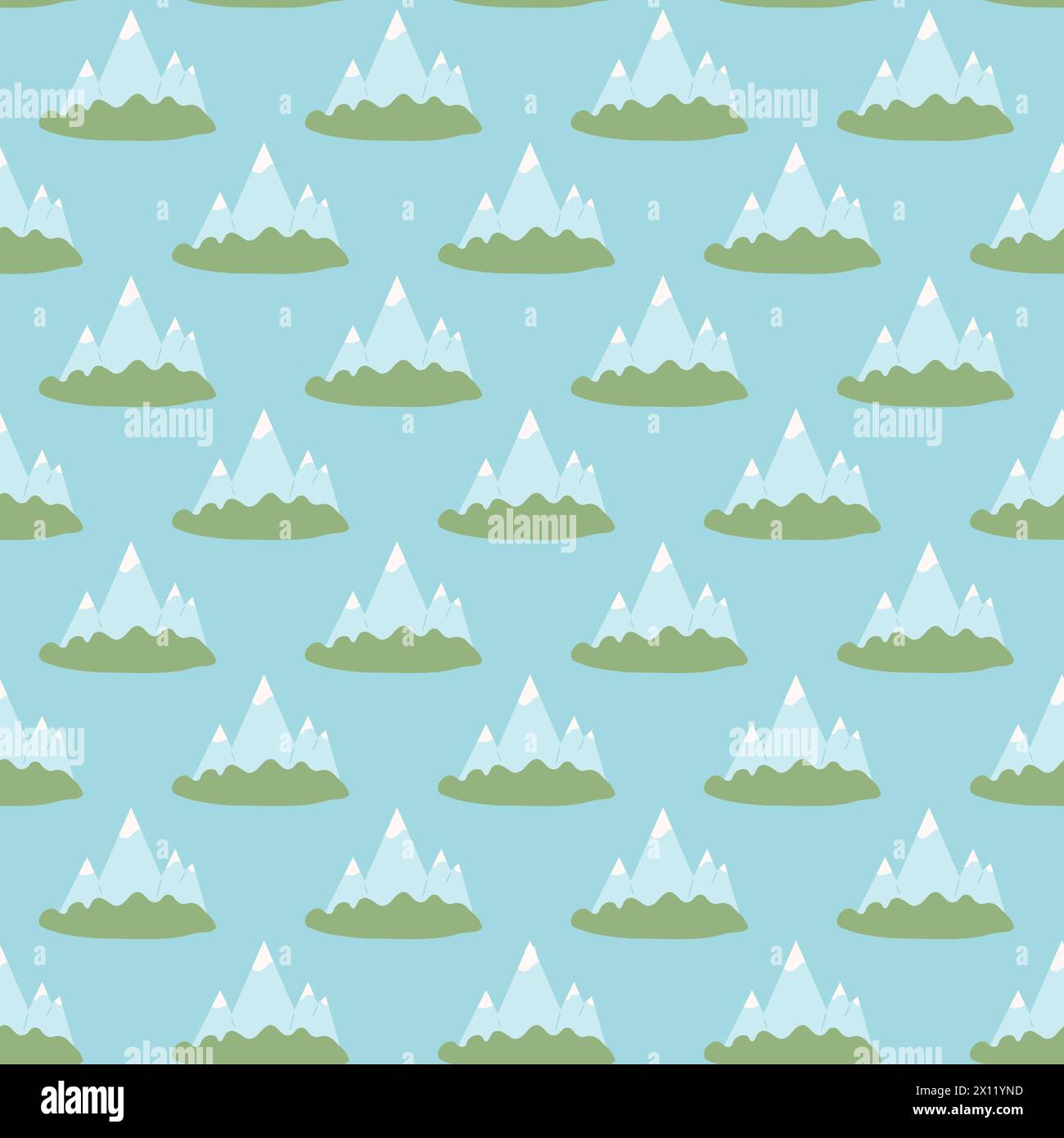 Mountain seamless pattern. Tourism endless background. Vector flat ...