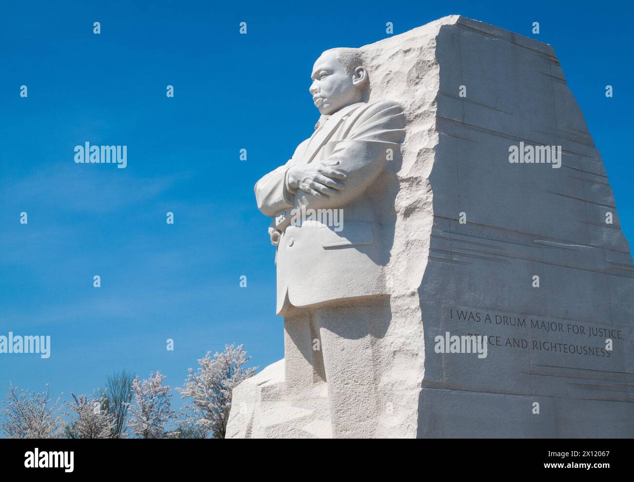 Mlk memorial with cherry trees hi-res stock photography and images - Alamy