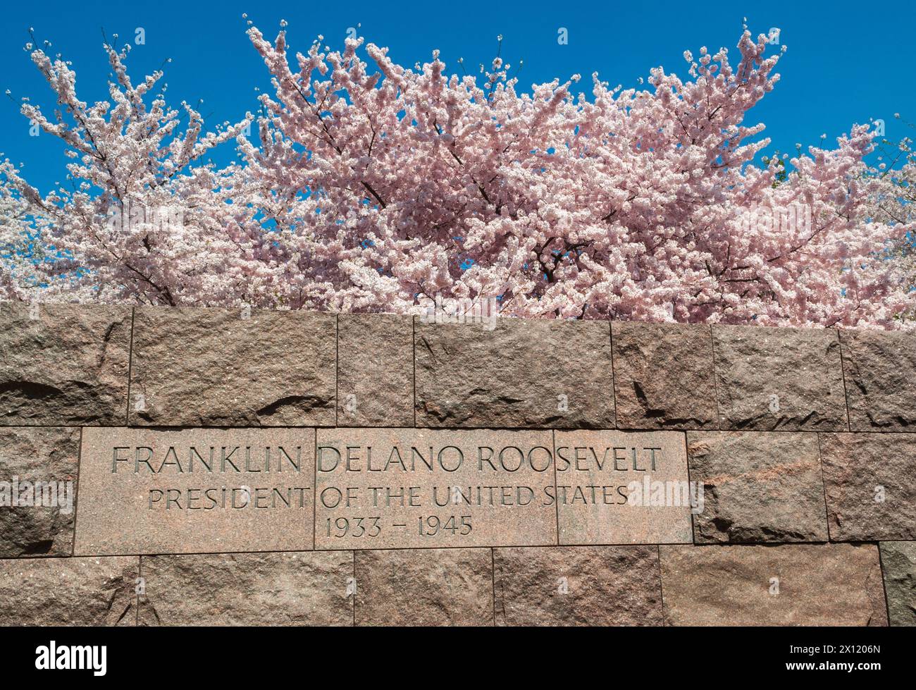 Franklin Delano Roosevelt Memorial, Presidential memorial in Washington ...