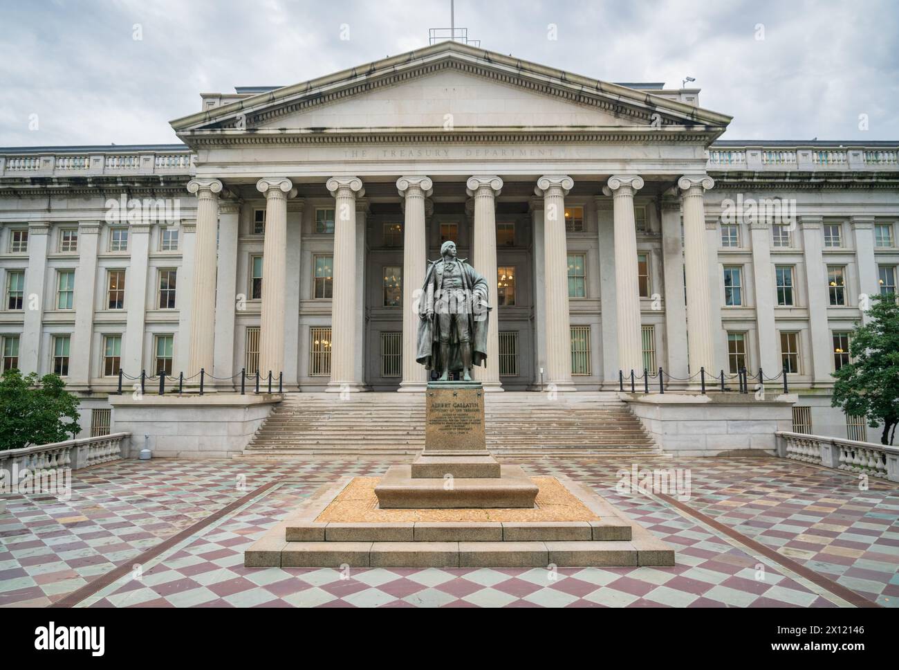 The United States Department of the Treasury in Washington D.C., USA ...