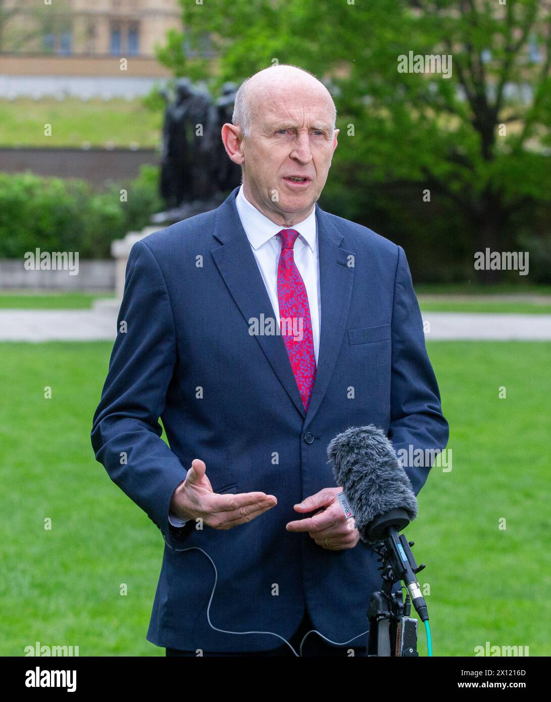 London, England, UK. 15th Apr, 2024. Shadow Defence Secretary JOHN ...