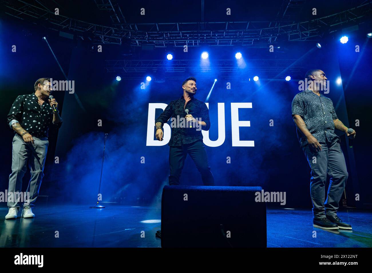 Music Concert - Blue Lee Ryan, Duncan James and Simon Webbe of Blue ...