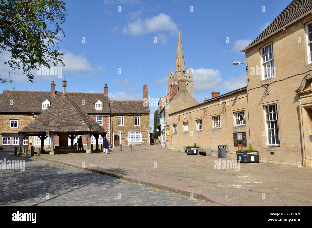 The Buttercross in the market place in Oakham, Rutland Stock Photo - Alamy