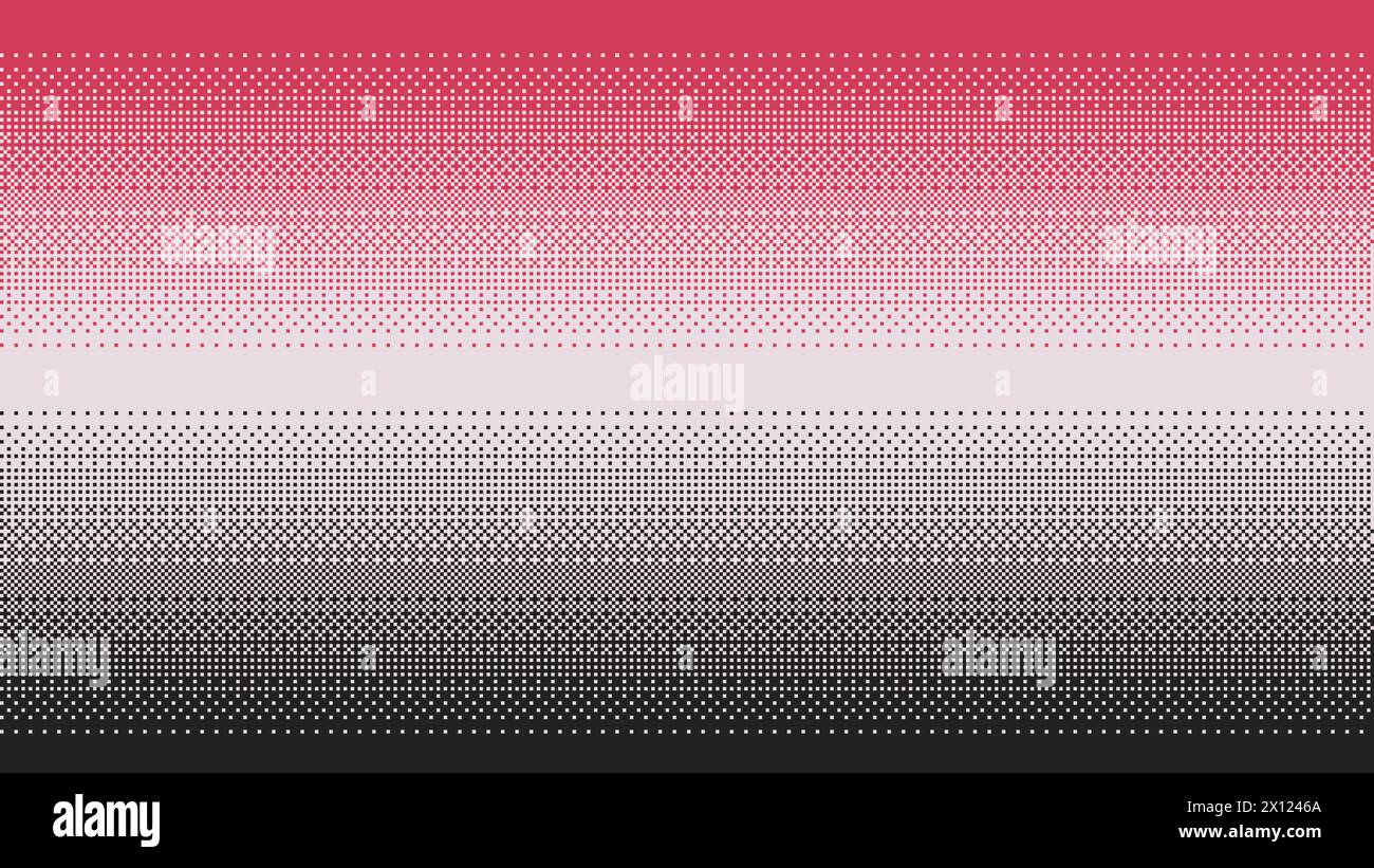 Pixel art gradient color background. Seamless dithering vector ...