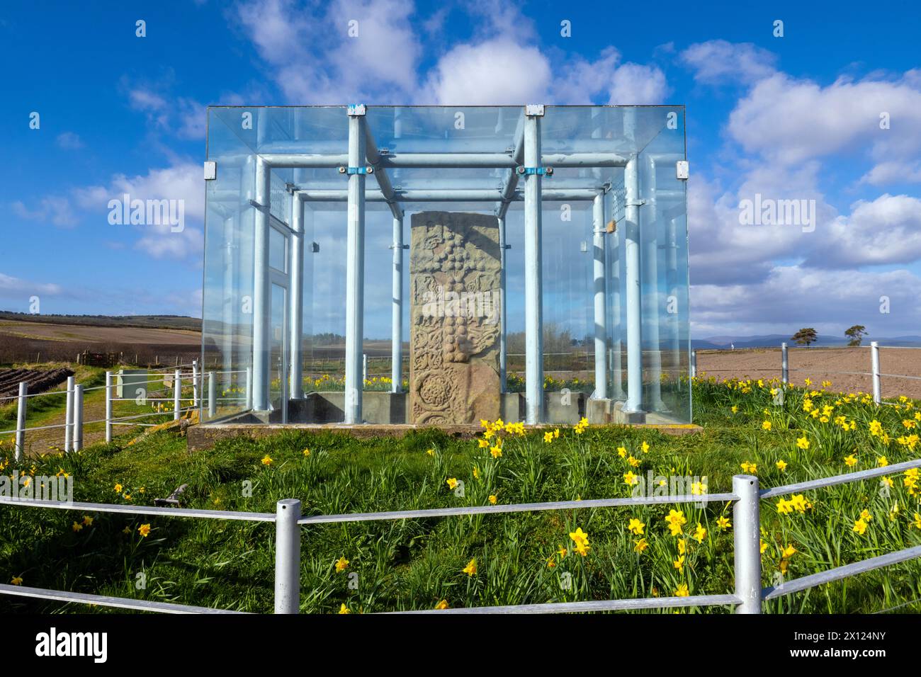 The Shandwick Stone is seen in Scotland on 8 April 2024 Stock Photo - Alamy