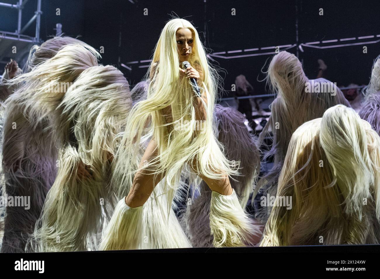 Doja Cat performs during the the first weekend of the Coachella Valley ...