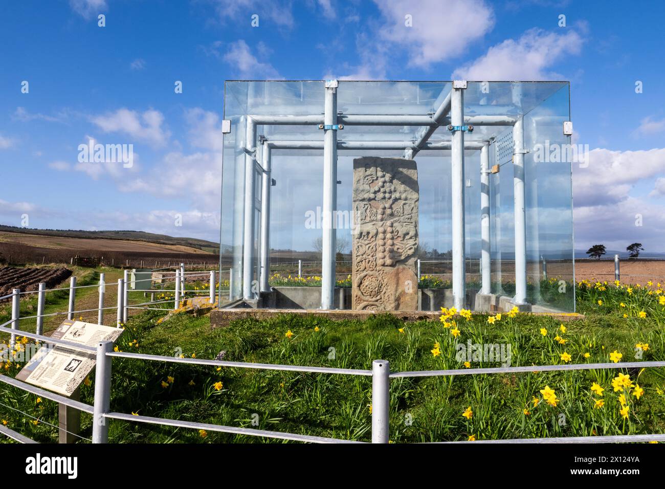 The Shandwick Stone is seen in Scotland on 8 April 2024 Stock Photo - Alamy