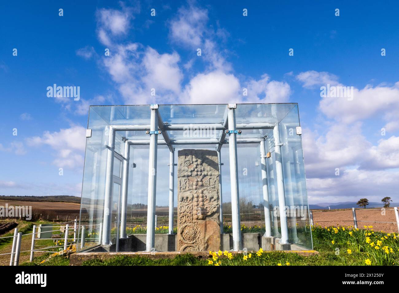 The Shandwick Stone is seen in Scotland on 8 April 2024 Stock Photo - Alamy