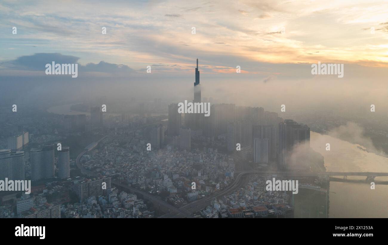 August 12, 2023: Panorama of Landmark residential area, where the 81 ...