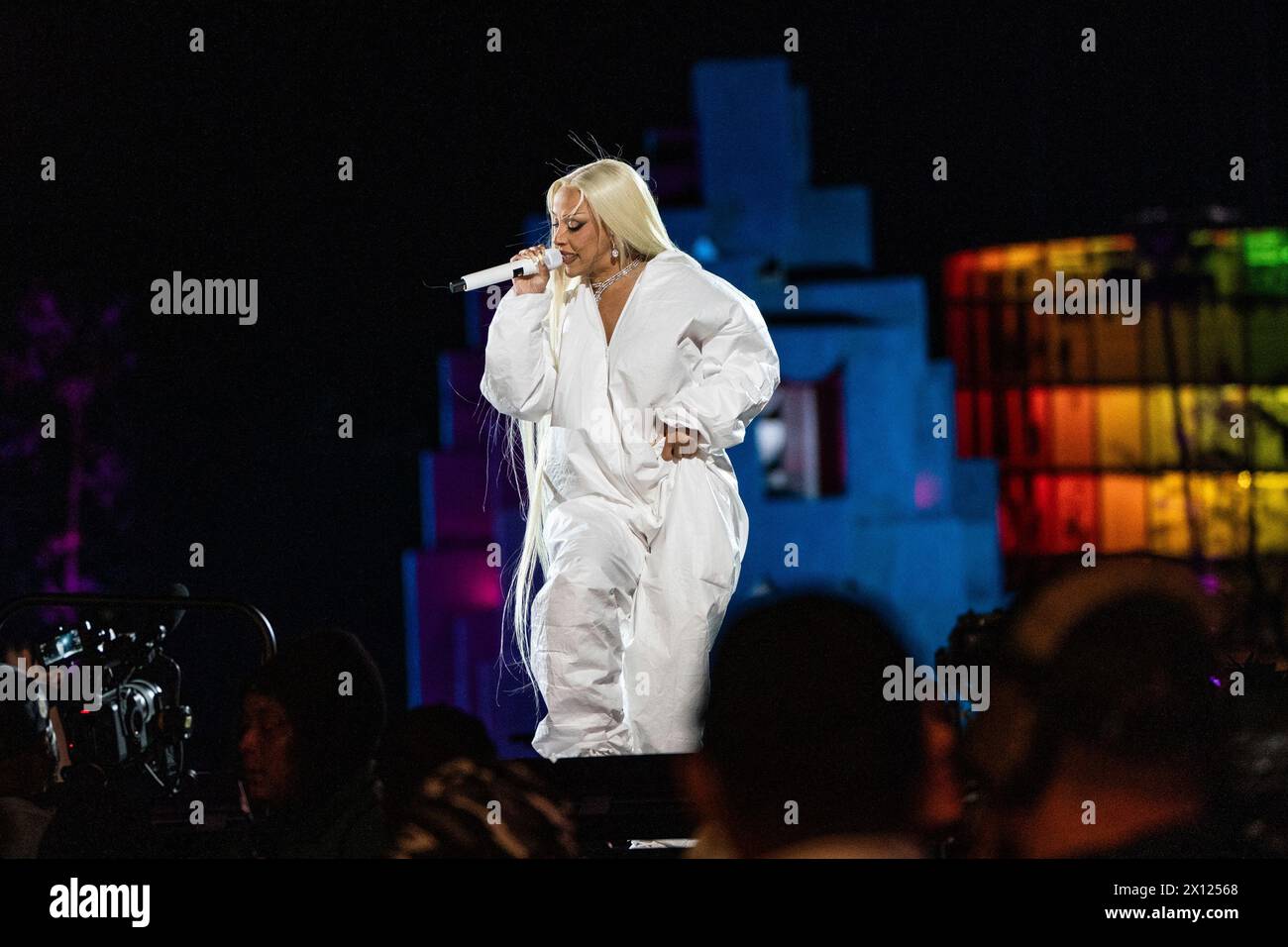 Doja Cat performs during the first weekend of the Coachella Valley ...