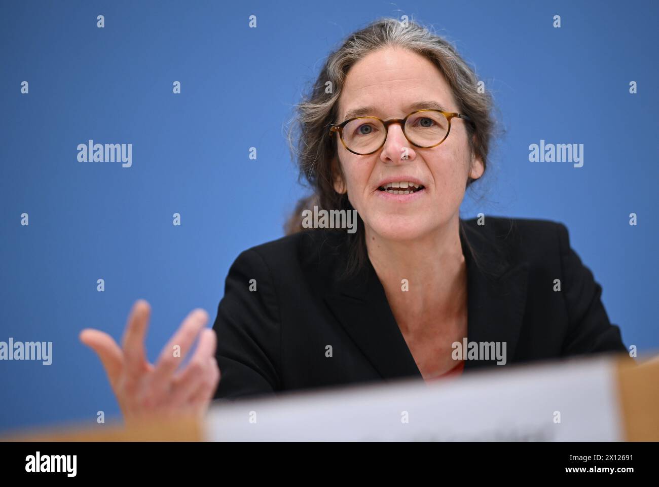 Berlin, Germany. 15th Apr, 2024. Friederike Wapler, legal scholar ...