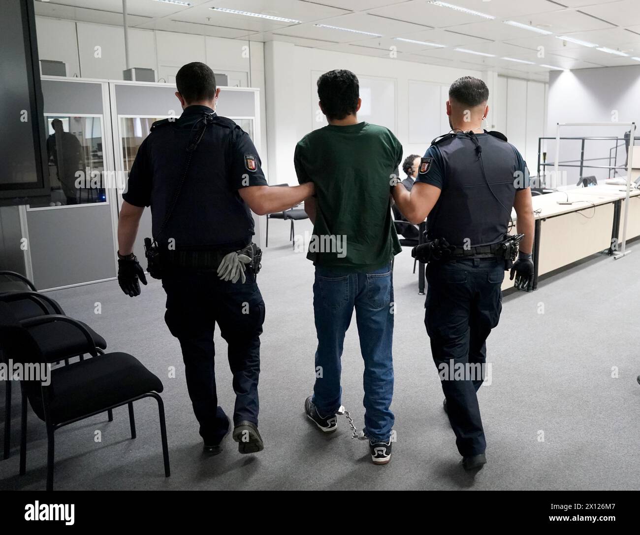 Two young women in handcuffs hi-res stock photography and images - Alamy