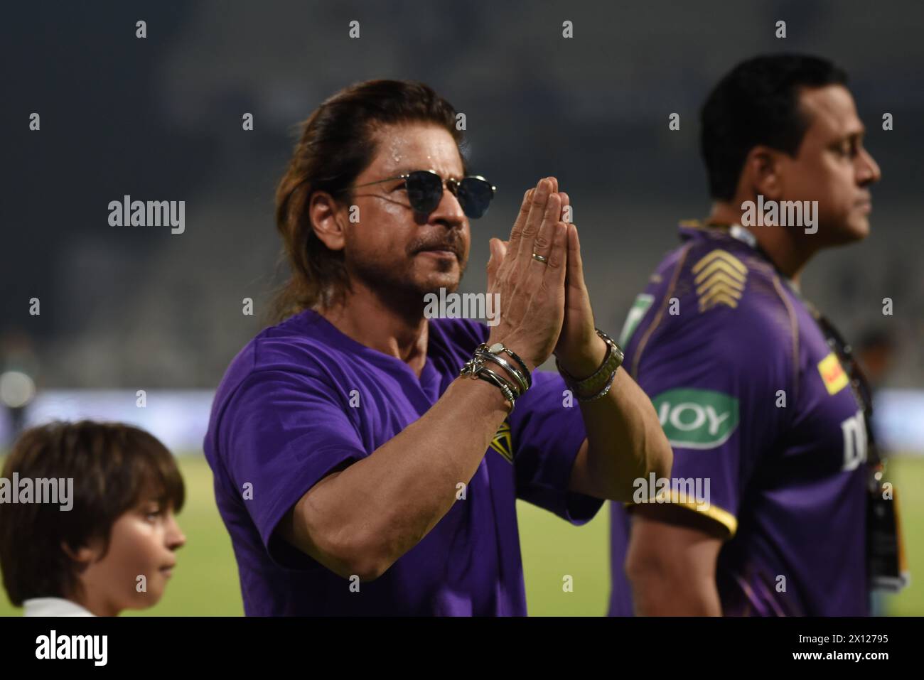 Bollywood actor and co-owner of Kolkata Knight Riders' team Shah Rukh ...
