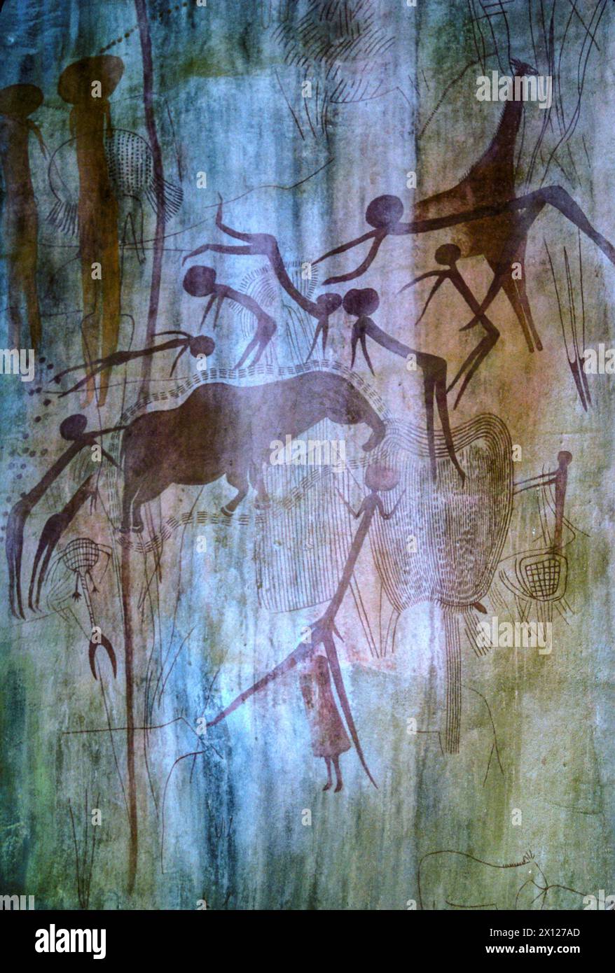 Prehistoric Rock Art Africa Stock Photo - Alamy