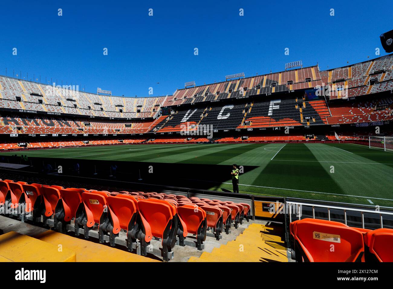Mestalla stadium home of Valencia CF Stock Photo - Alamy