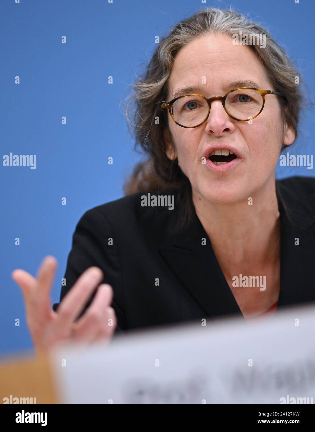 Berlin, Germany. 15th Apr, 2024. Friederike Wapler, legal scholar ...
