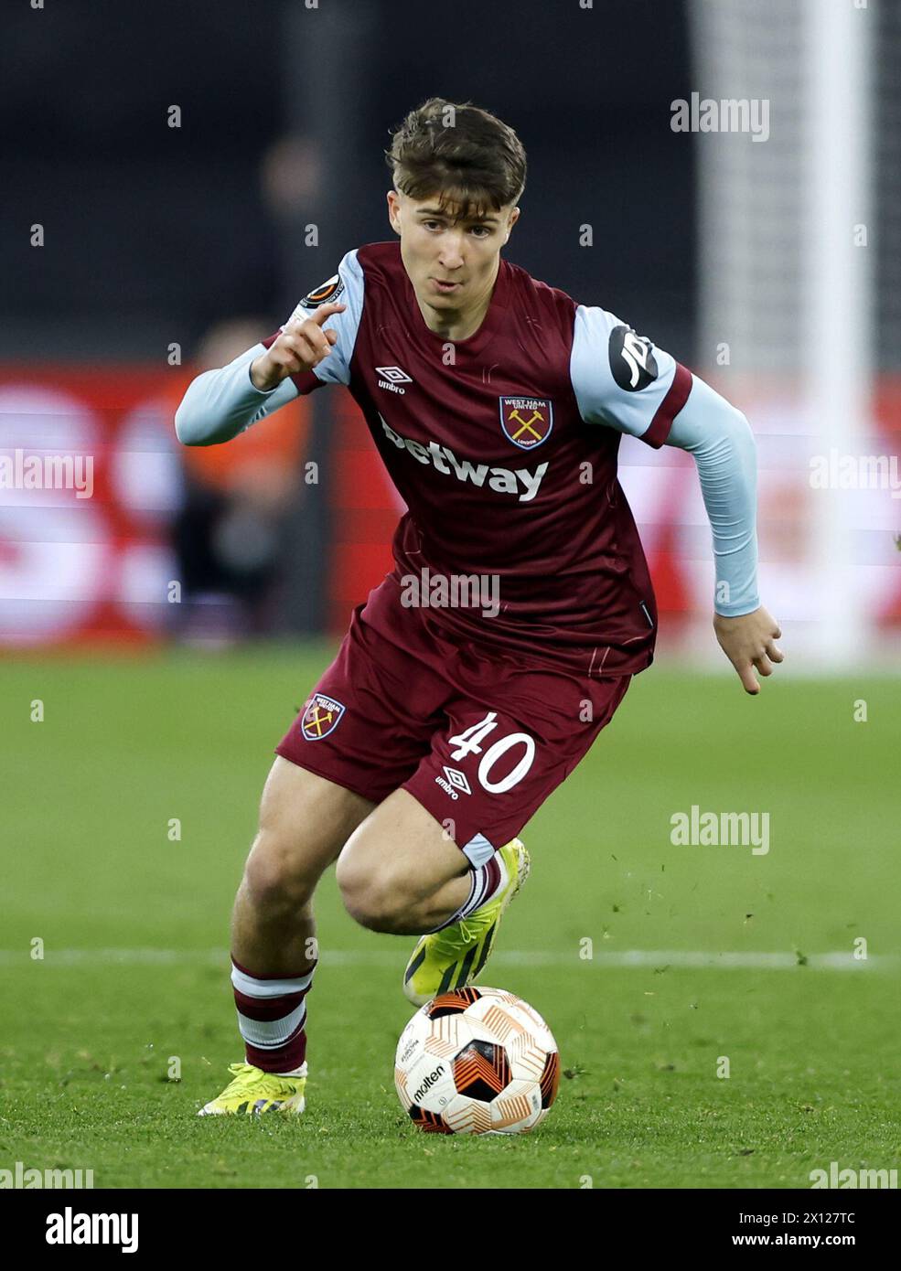 File photo dated 14-03-2024 of West Ham United's George Earthy. West ...
