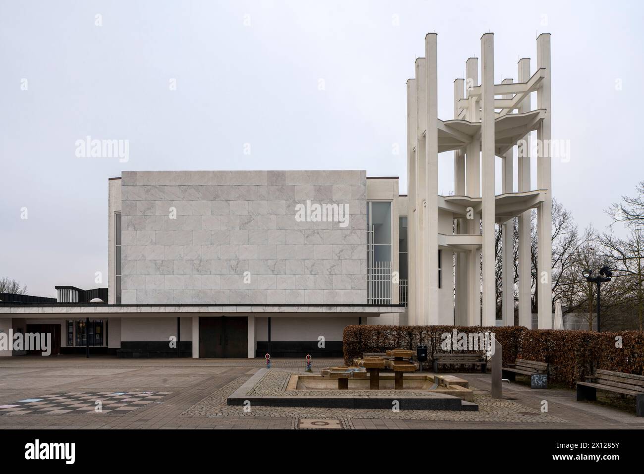 Wolfsburg, Gemeindezentrum Stephanus, 1963 von Alvar Aalto erbaut ...