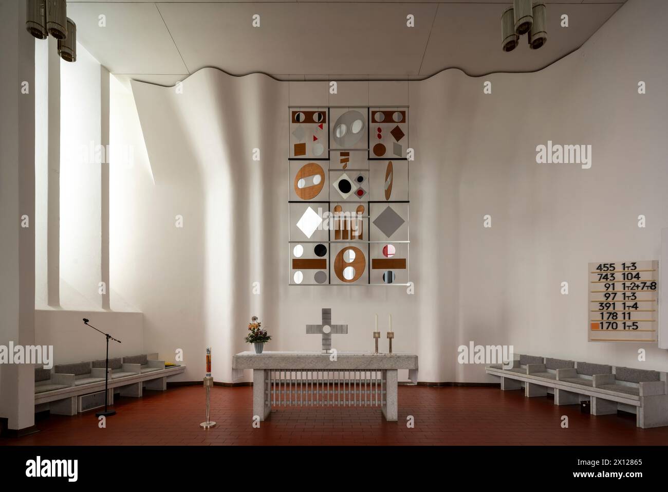 Wolfsburg, Gemeindezentrum Stephanus, 1963 von Alvar Aalto erbaut ...