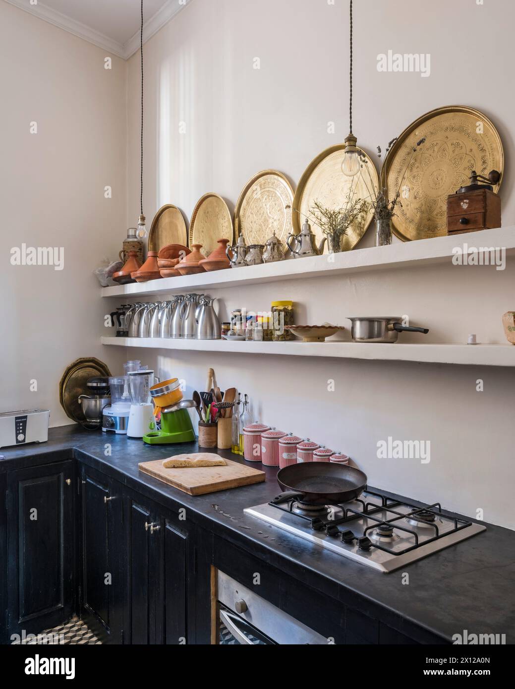 Moroccan kitchen in Mimi Calpe, 1950s French luxury villa and hotel in ...