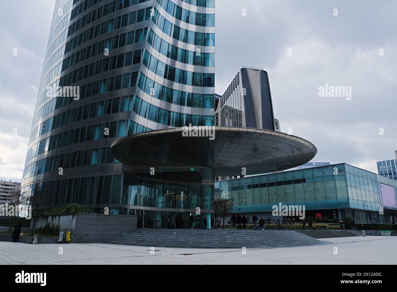 Paris, France - March 6, 2024. Cityscape in La Defense, a major ...