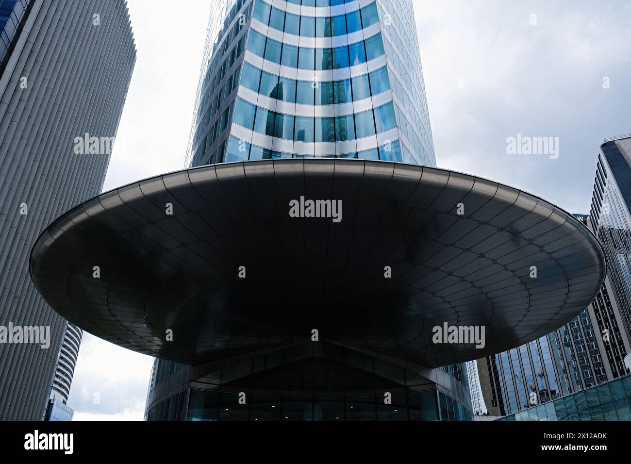 Paris, France - March 6, 2024. Cityscape in La Defense, a major ...