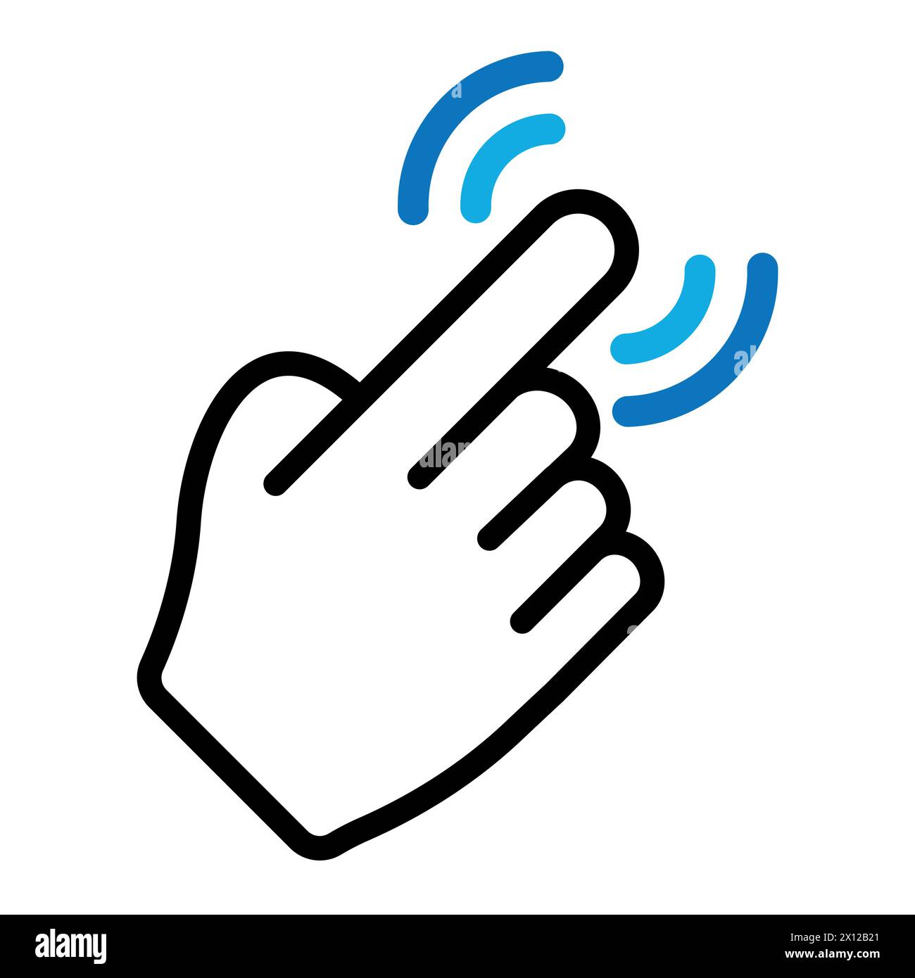 Hand cursor icon hi-res stock photography and images - Alamy