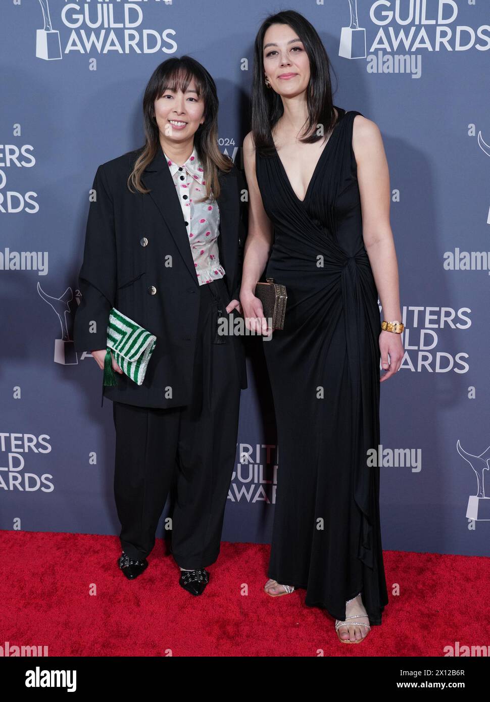 Los Angeles, USA. 14th Apr, 2024. (L-R) Bo Yeon Kim and Erika Lippoldt ...