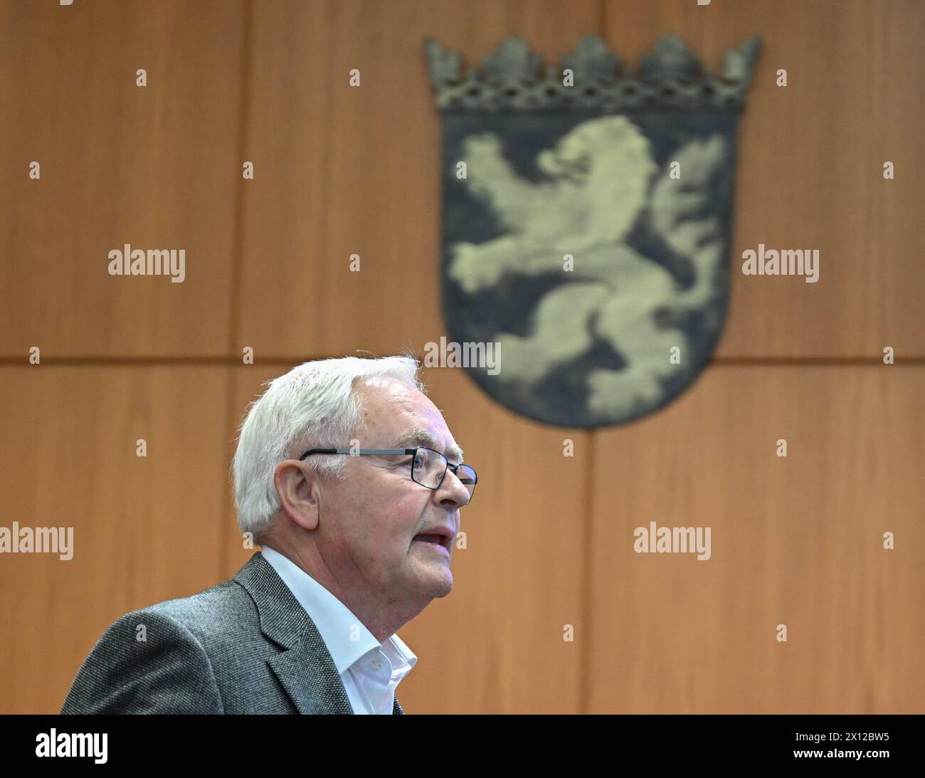 15 April 2024, Hesse, Frankfurt/Main: Horst R. Schmidt, former DFB ...