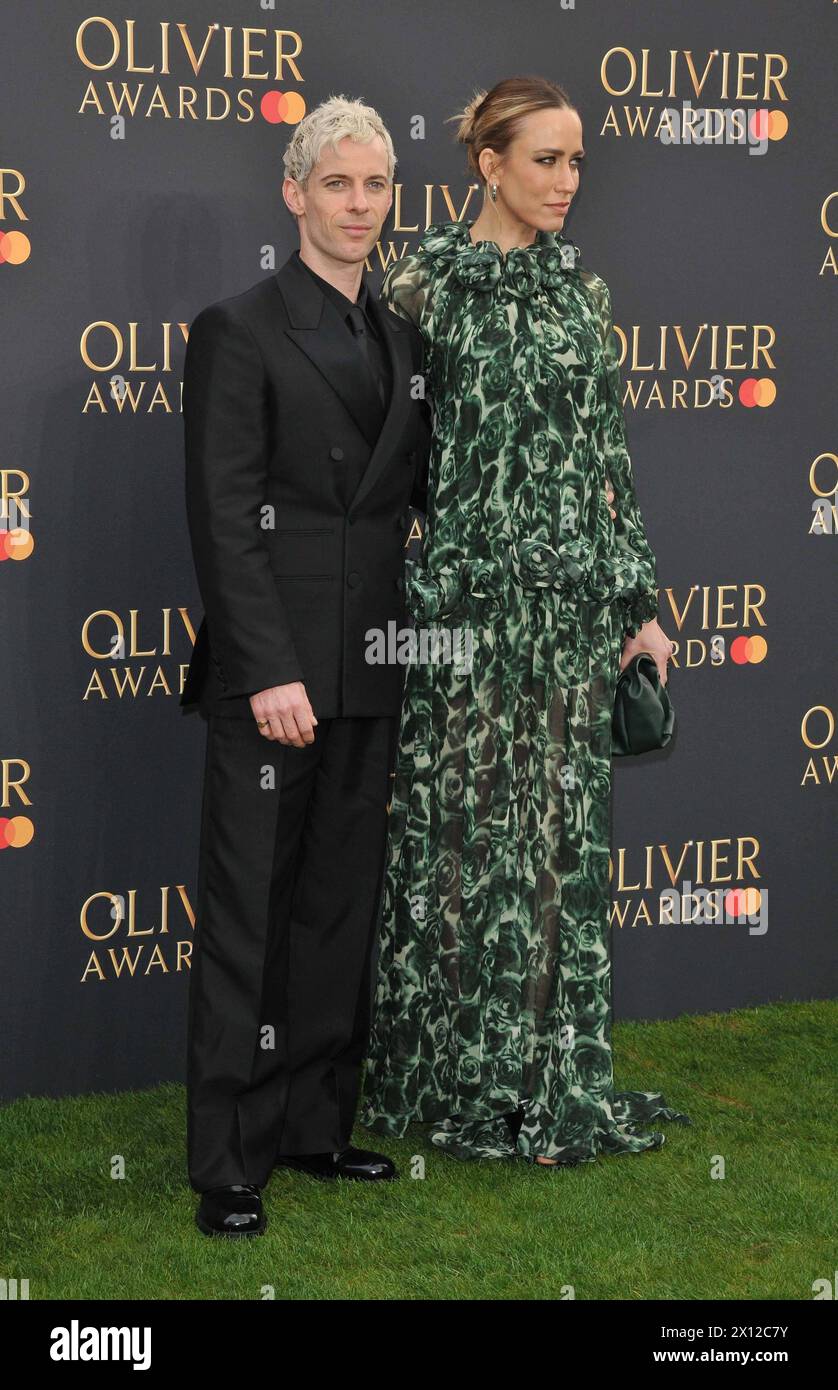The Olivier Awards 2024 Luke Treadaway and Ruta Gedmintas at the ...