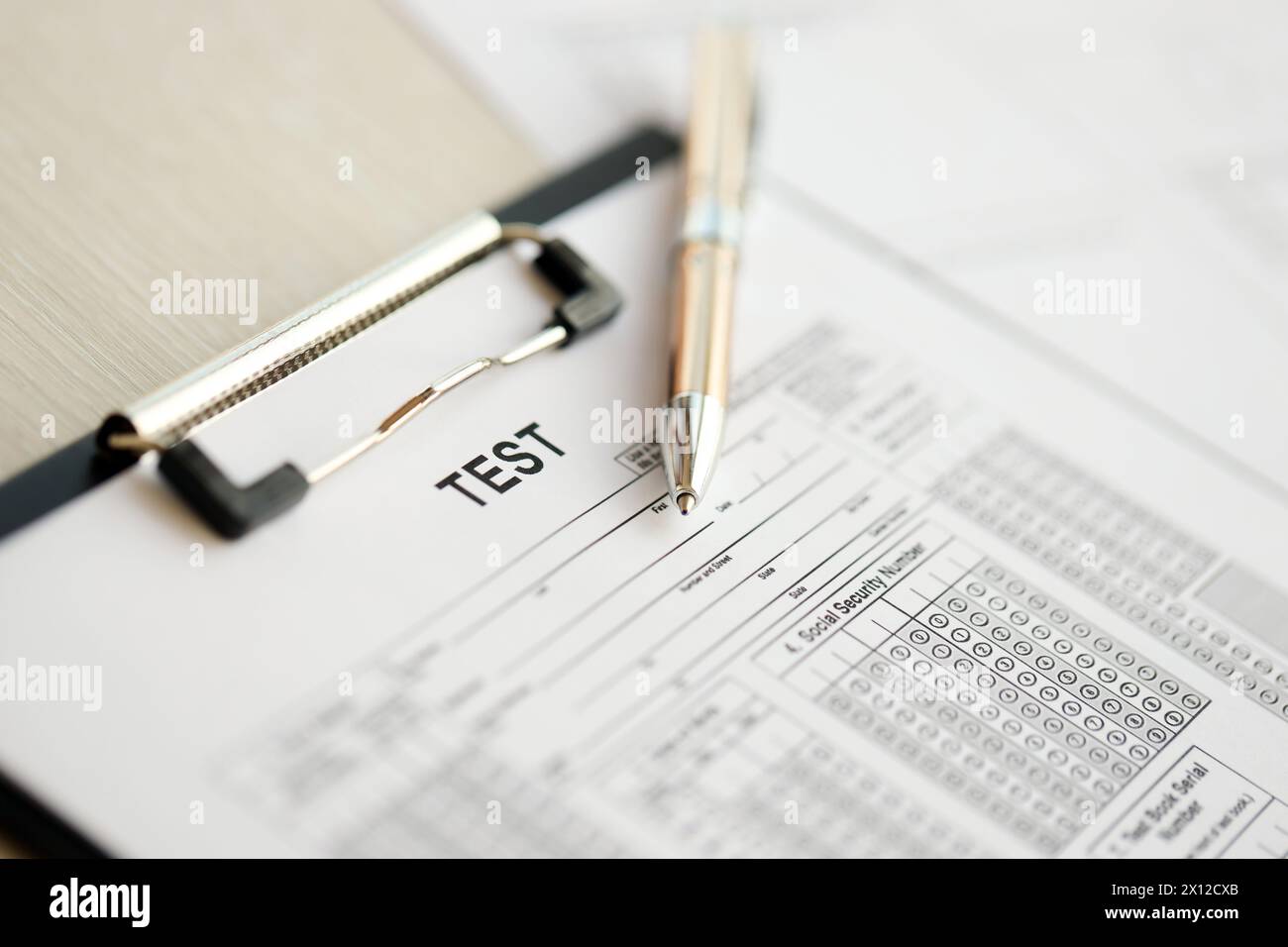 Exam paper marking students hi-res stock photography and images - Alamy