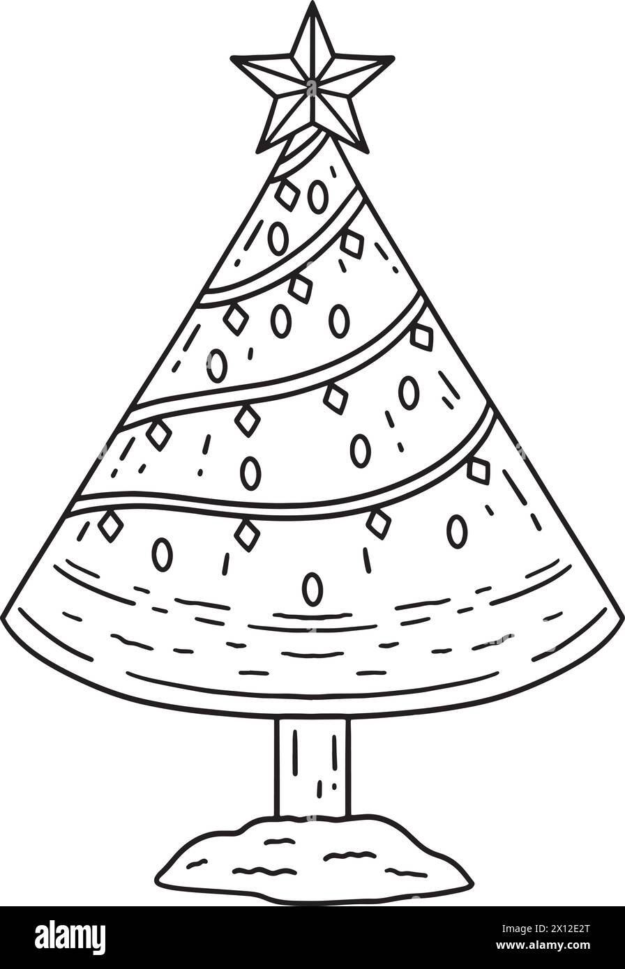 Christmas in July Watermelon Tree Isolated Stock Vector Image & Art - Alamy