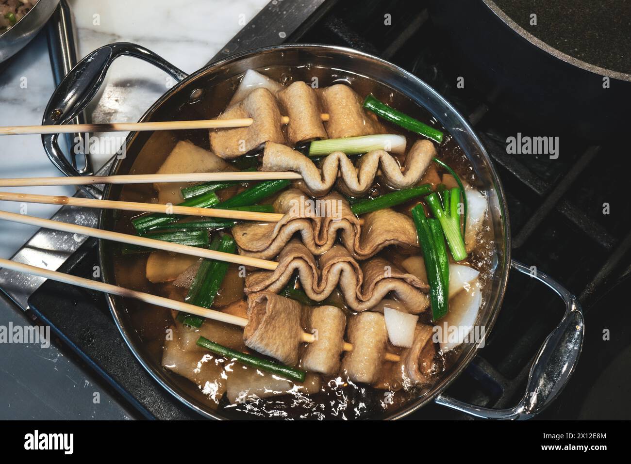 Eomuk Guk - Korean Fish Cake Soup Stock Photo - Alamy