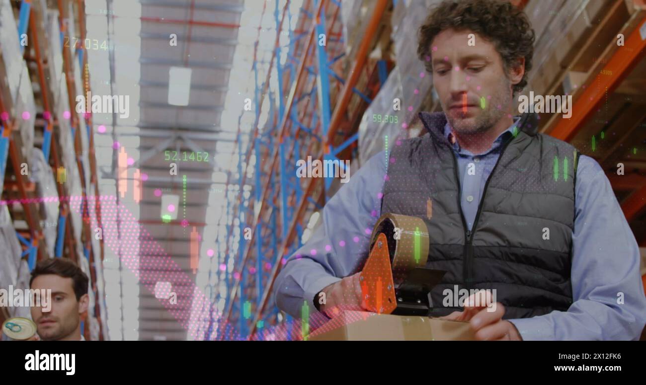 Logistics warehouse packing van vehicle hi-res stock photography and ...