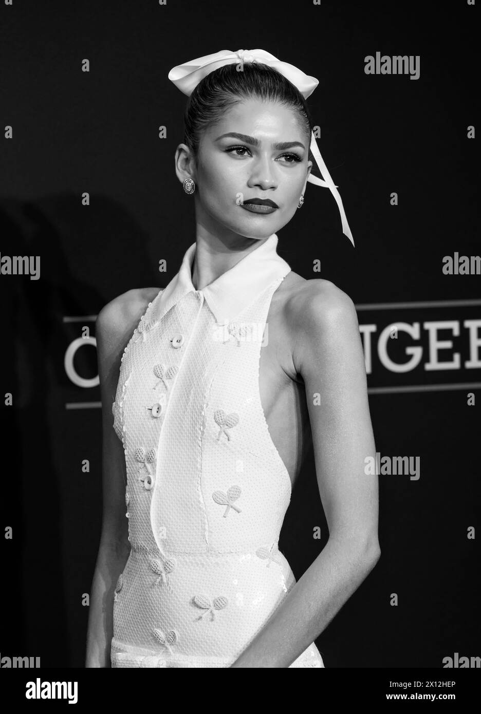 London, UK. April 10th, 2024. Zendaya arriving at the Challengers UK ...