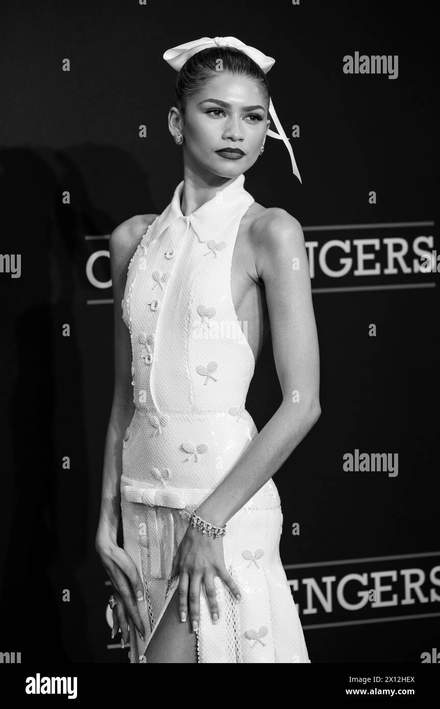 London, UK. April 10th, 2024. Zendaya arriving at the Challengers UK ...