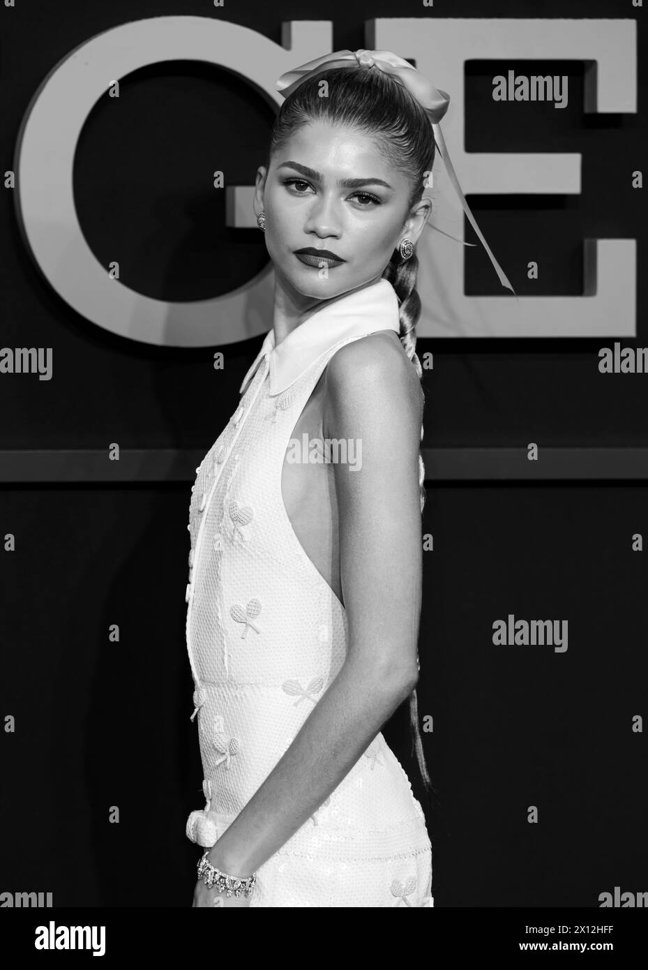 London, UK. April 10th, 2024. Zendaya arriving at the Challengers UK ...