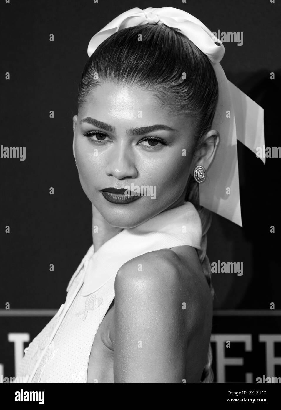 London, UK. April 10th, 2024. Zendaya arriving at the Challengers UK ...