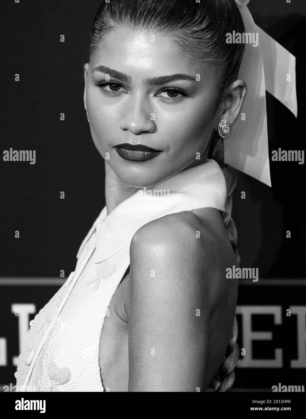 London, UK. April 10th, 2024. Zendaya arriving at the Challengers UK ...