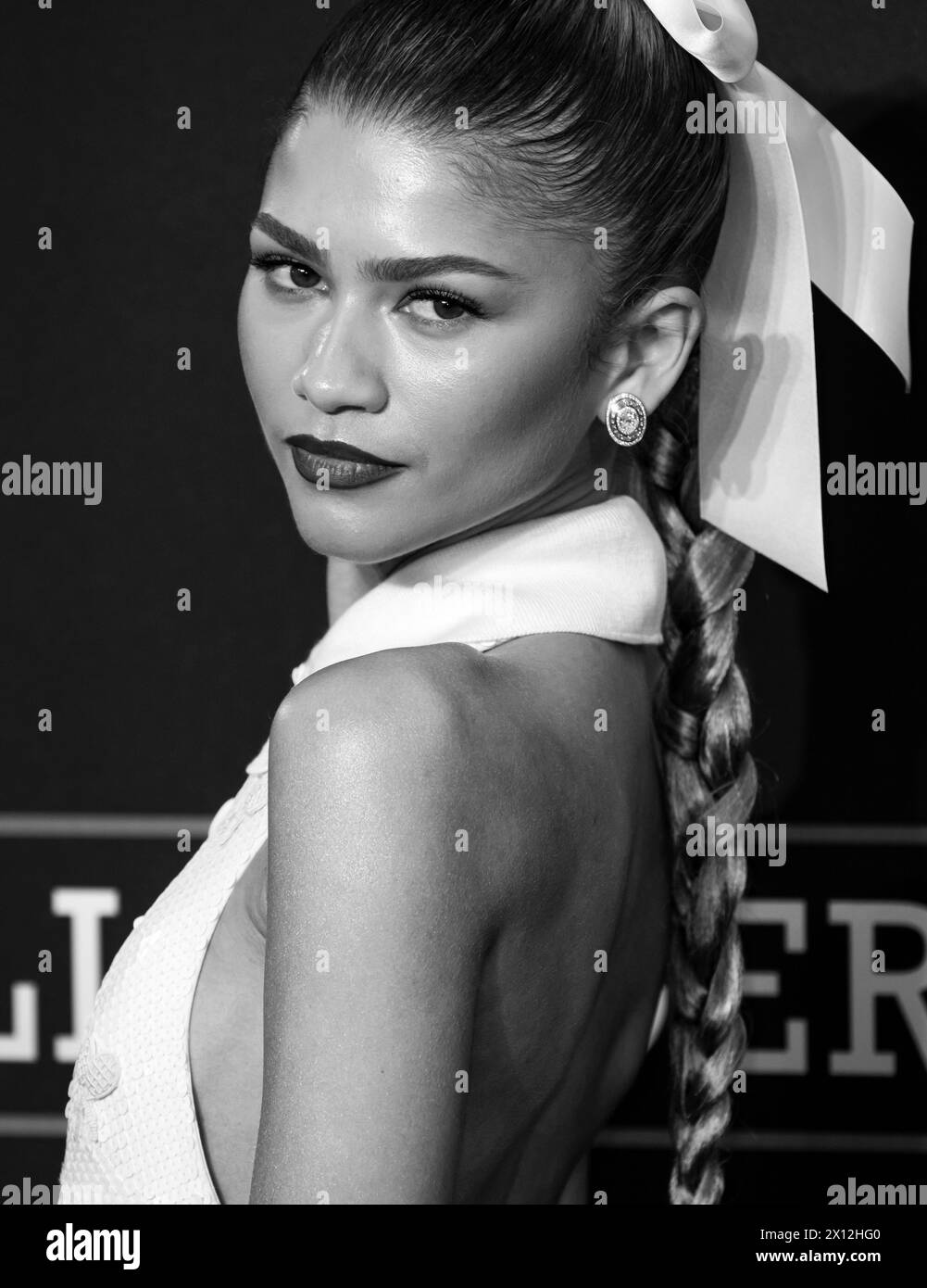 London, UK. April 10th, 2024. Zendaya arriving at the Challengers UK ...