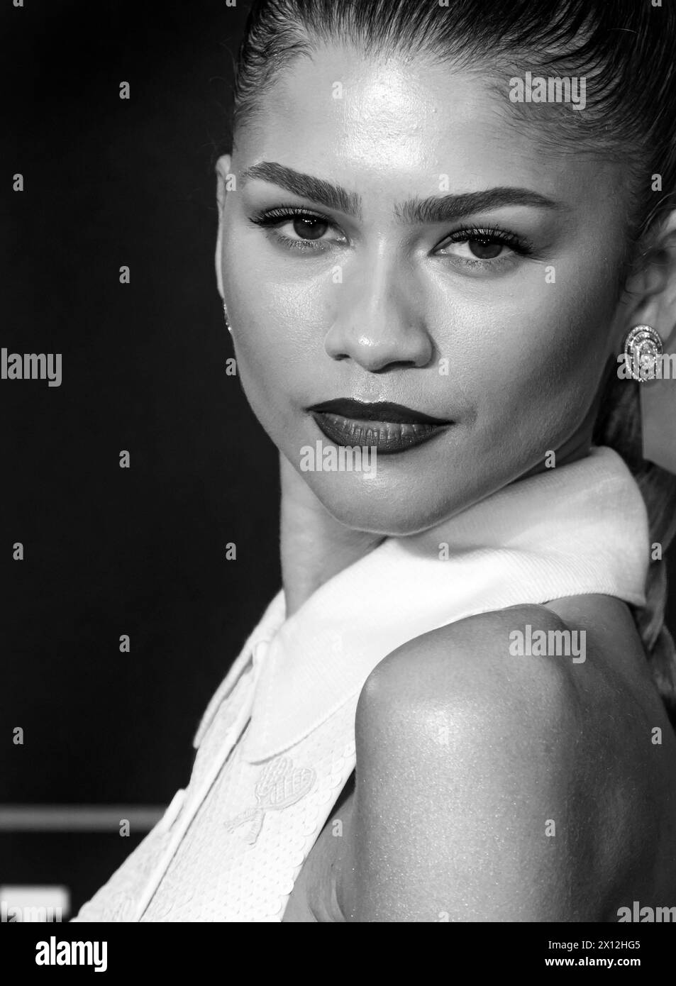 London, UK. April 10th, 2024. Zendaya arriving at the Challengers UK ...
