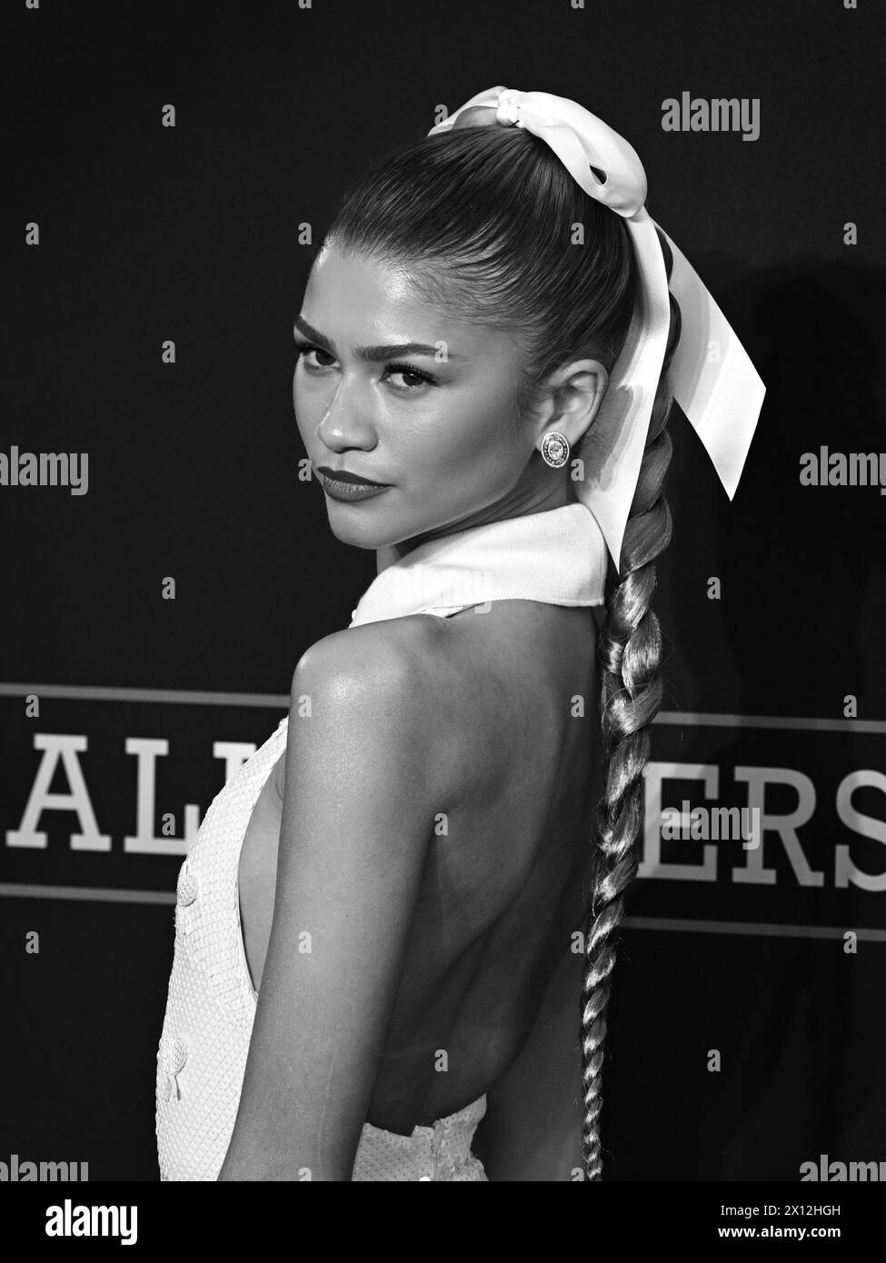 London, UK. April 10th, 2024. Zendaya arriving at the Challengers UK ...