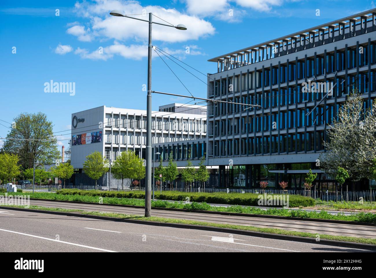 Schaerbeek, Brussels Capital, Belgium, April 10, 2024 - Headquarters of ...