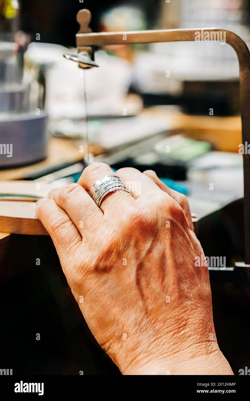Jewelers saw hi-res stock photography and images - Alamy