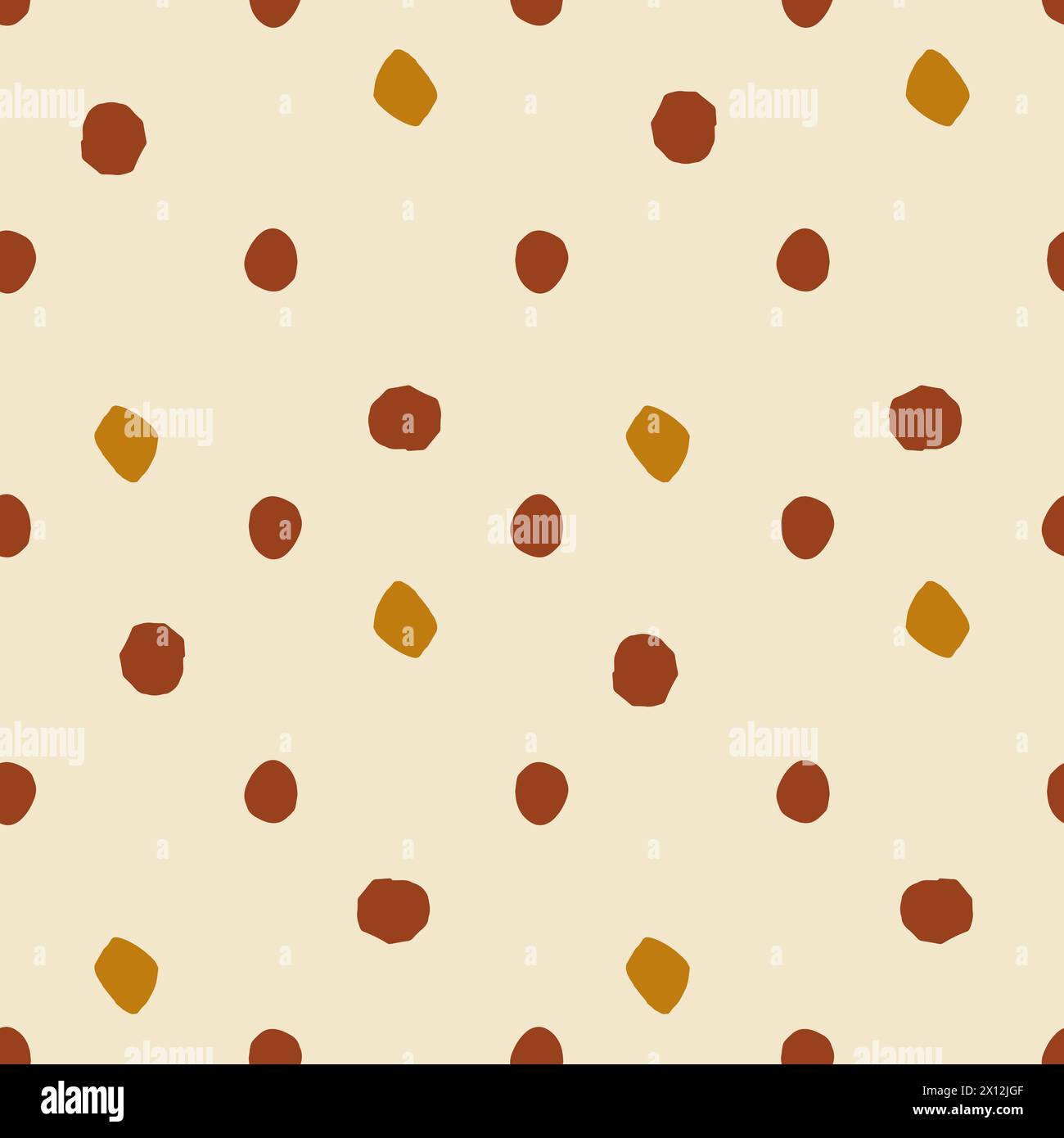 Abstract dots seamless pattern. Round torn shape of ripped papers ...