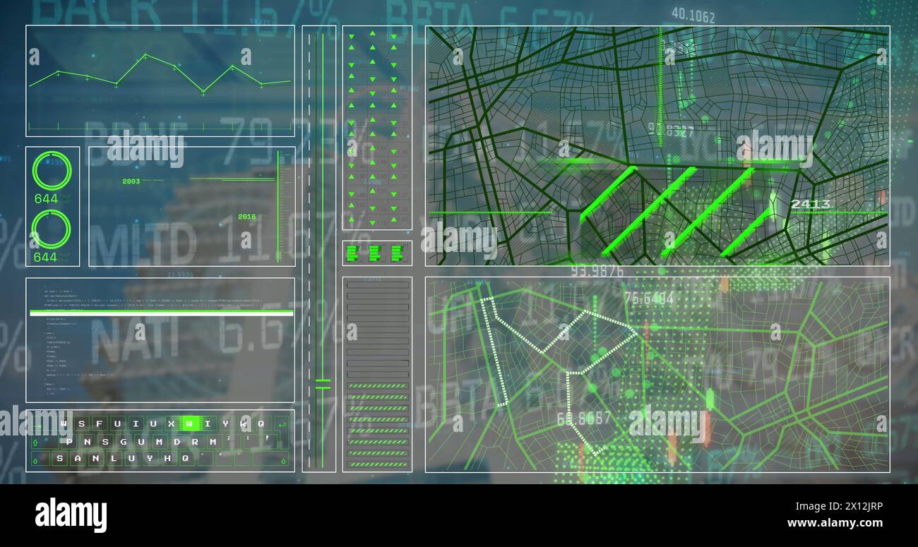 Image Of Lines Graphs Circles Navigation Pattern Trading Board On 1774